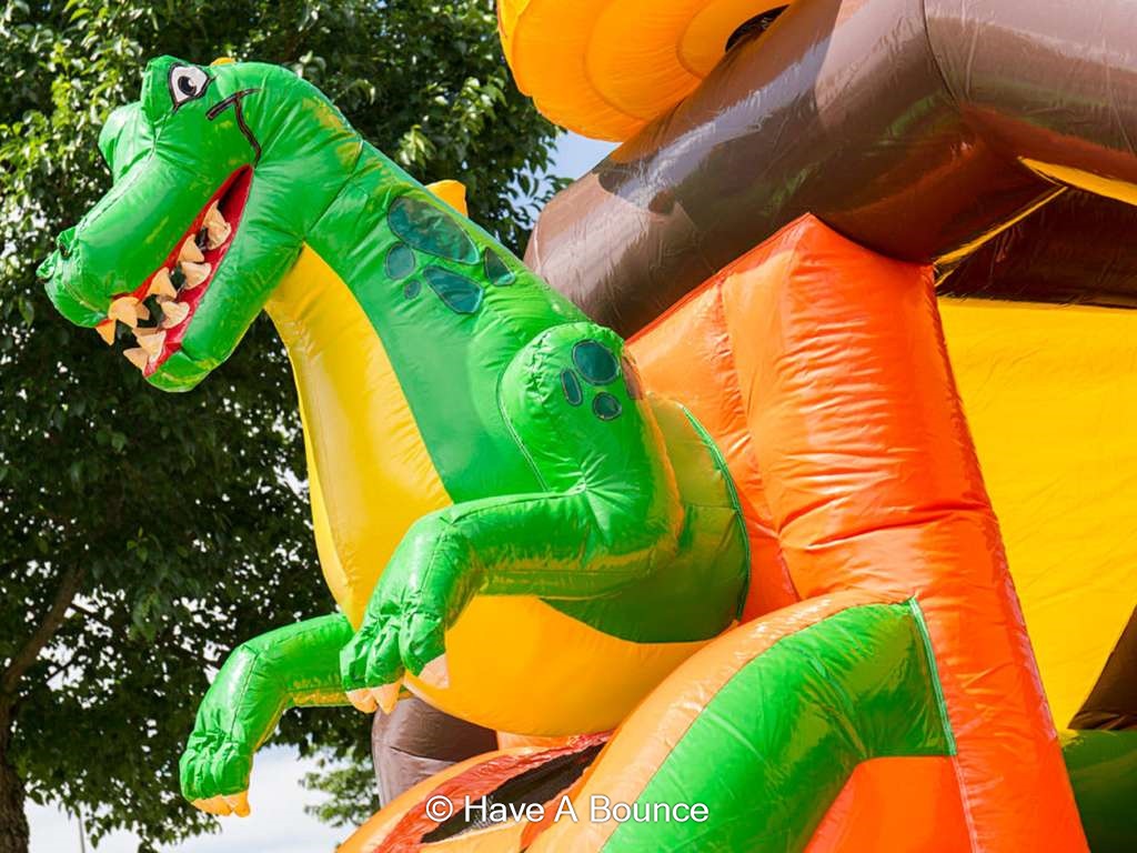 Dinosaur 3D Bouncy Castle Slide Combo 16x13ft - Bouncy Castle hire ...