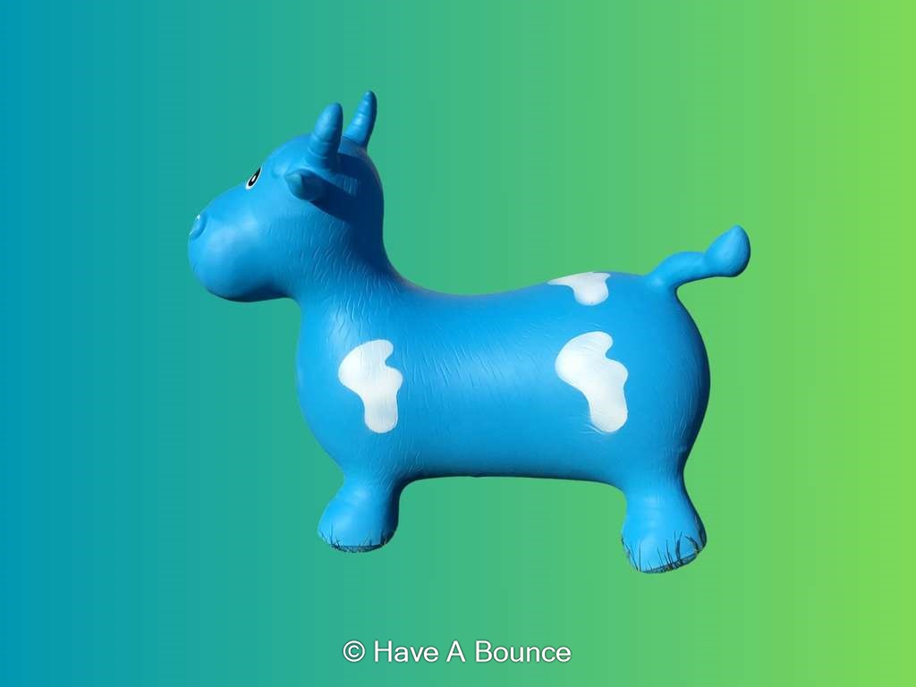Hopper Cow Blue - Bouncy Castle hire & Soft Play hire in Surrey ...