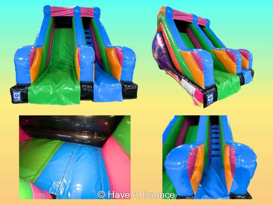 Inflatable Slide 8ft Platform - Bouncy Castle hire & Soft Play hire in ...