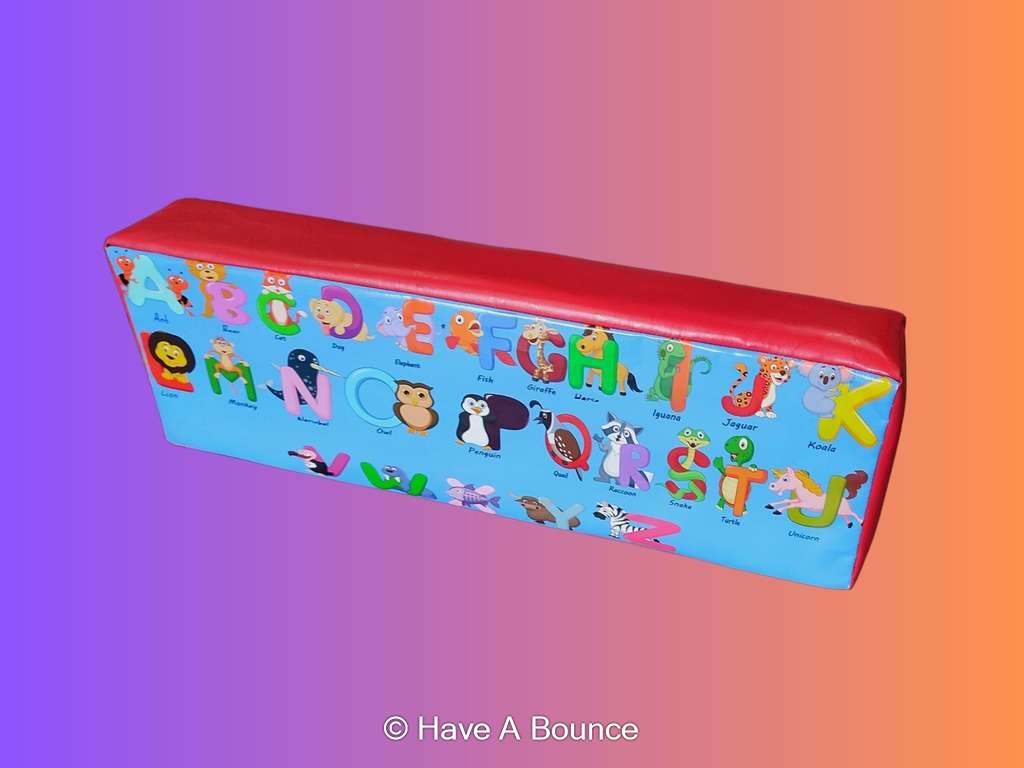Soft Play Toy ABC Blue - Bouncy Castle hire & Soft Play hire in Surrey ...