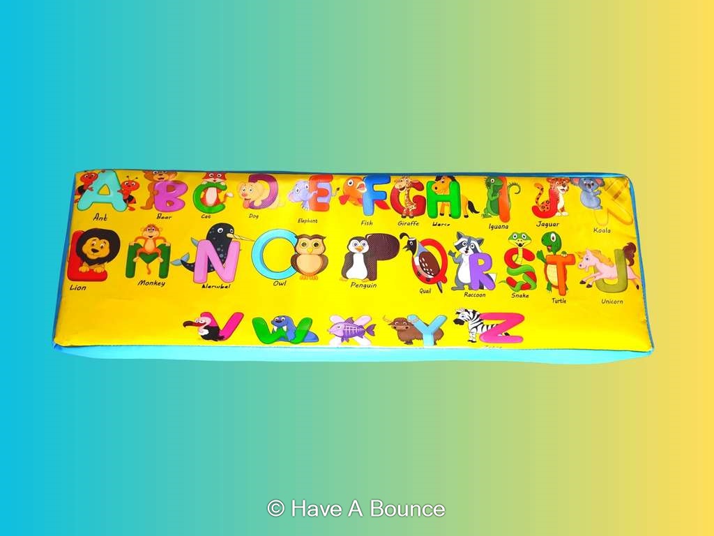 Soft Play Toy ABC Yellow - Bouncy Castle hire & Soft Play hire in ...
