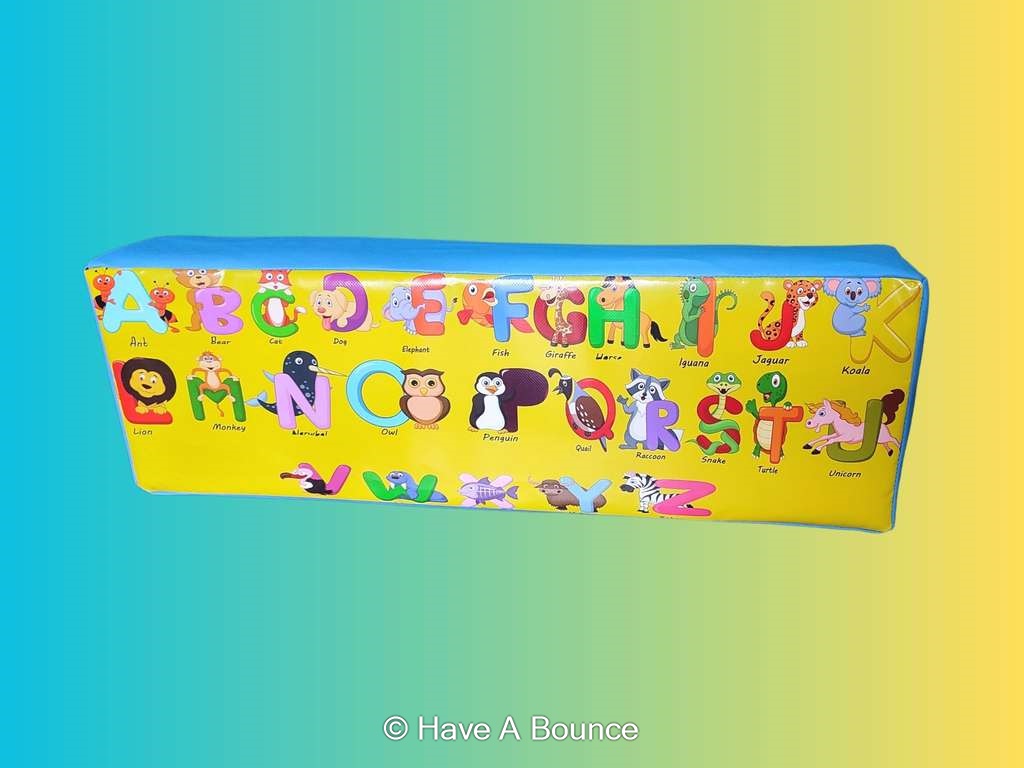 Soft Play Toy ABC Yellow - Bouncy Castle hire & Soft Play hire in ...