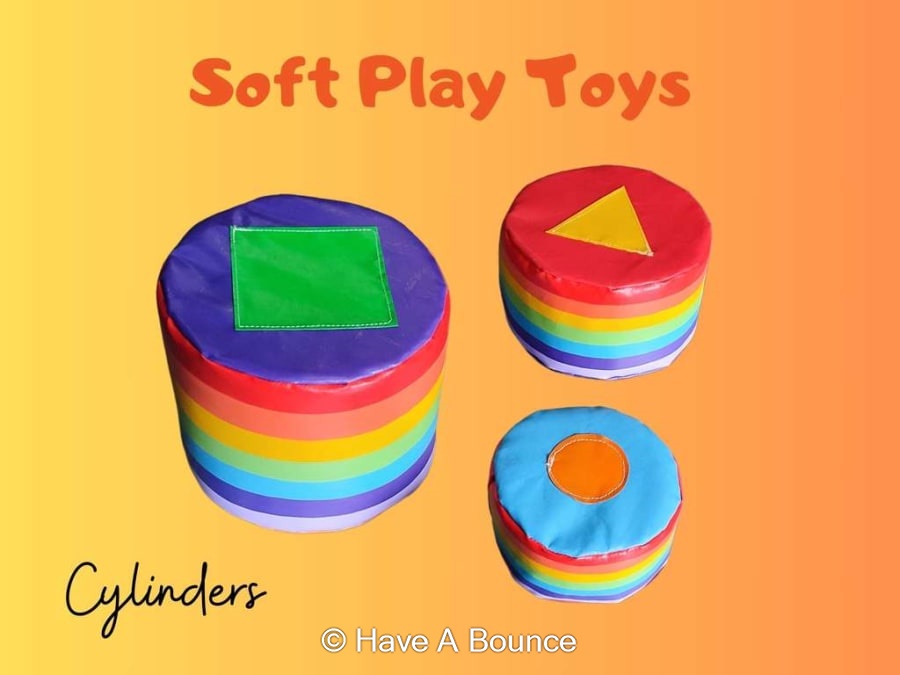 Soft Play Toy Cylinders x3 - Bouncy Castle hire & Soft Play hire in ...